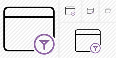 Application Filter Icon Outline Duo Professional Stock Icon And Free