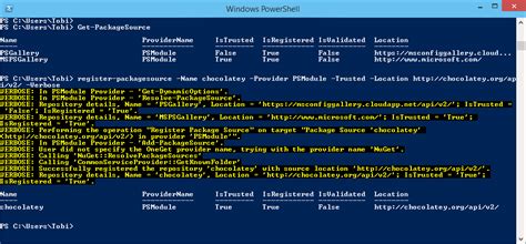 Windows 10 Paketmanager OneGet Verwenden Antary
