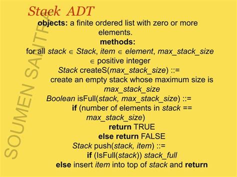 Stack And Its Applications Data Structures Adt Pptx