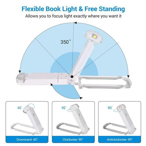 Seitruly Luz Led Luces Usb 2 Niveles De Brillo Lámpara Flexible Lectura