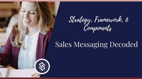 Sales Messaging Decoded Strategy Framework And Components Explained Nora Sudduth