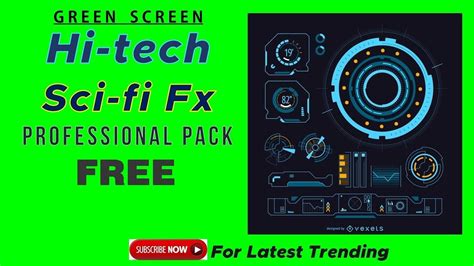 Green Screen Sci Fi Hitech User Interface Hud No Copyright Youtube