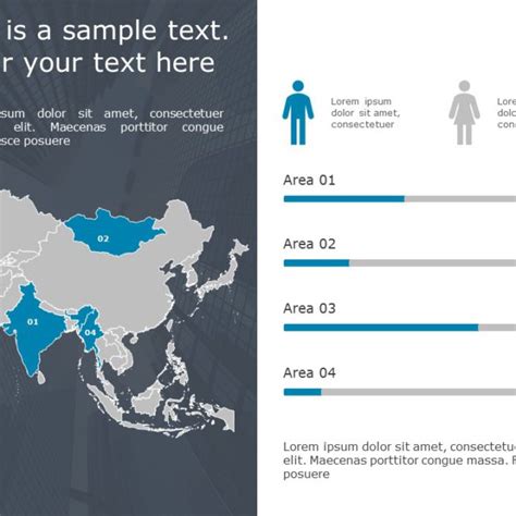 Asia Map 2 PowerPoint Template