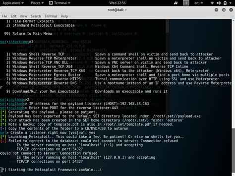 Setoolkit kỹ thuật Hacking Windows sử dụng USB Gloomy Hacking Team