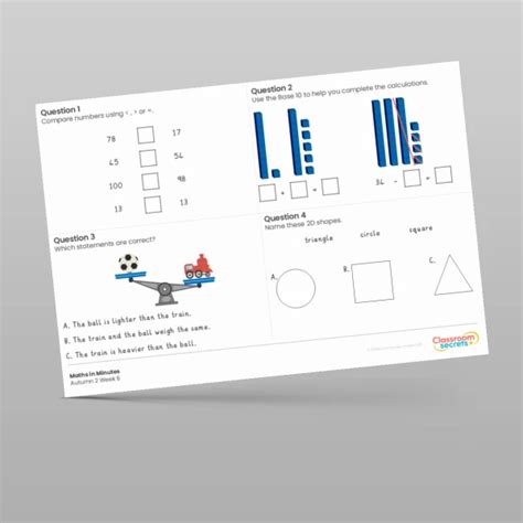 Year 3 Autumn 2 Week 6 Maths In Minutes Resource Classroom Secrets