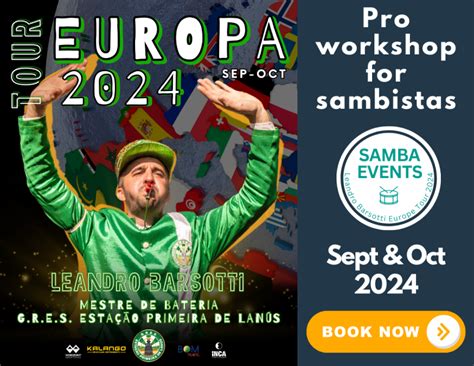 Workshop Tour With Leandro Barsotti 2024