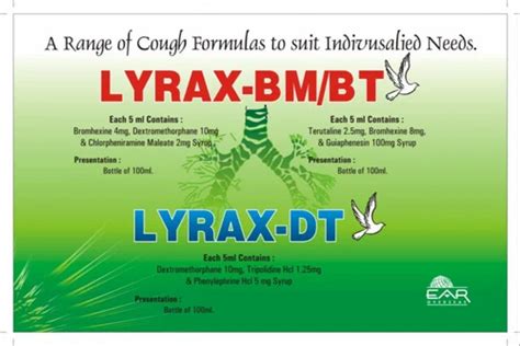 Lyrex Bm Bt Dt Syrup At Piece In Dehradun Id