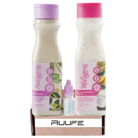 Milagros Shampoo And Treatment 2 Pack Shampoo Milagros Magia Capilar Y Biorepolarizador Milagros