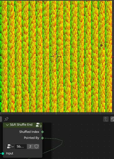 Geometry Nodes How To Randomizeshuffle Indices In Distribute Points On Volume Blender