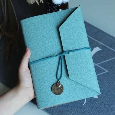 Fancy Hole Ring Binder File Folder Refillable Paper Note Book With Retro Pendant Lock China