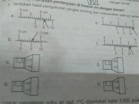 Contoh Soal Jangka Sorong Dan Jawabannya Smp Beinyu