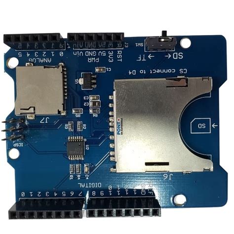 Shield Sdtf De Expansão Para Arduino Autocore Robótica Arduino Em