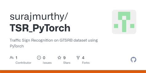 Github Surajmurthytsrpytorch Traffic Sign Recognition On Gtsrb