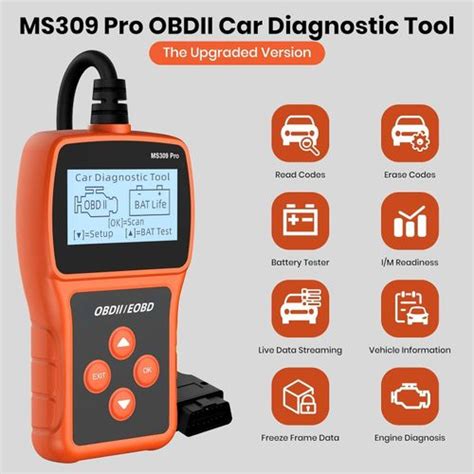 Generic Obd2 Scanner Check Engine Code Reader With Reset Battery