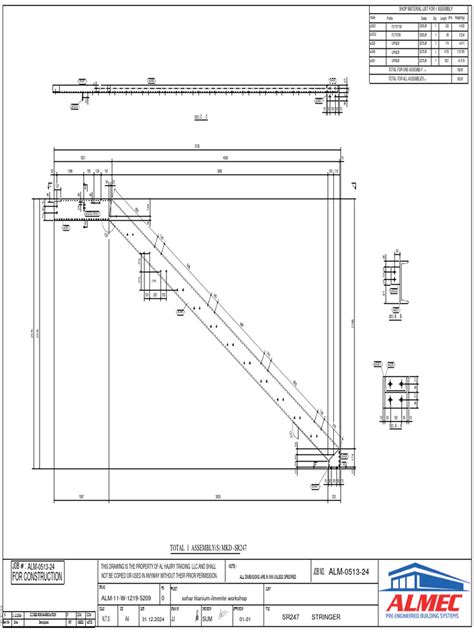 Steel Stair Stringer Sample Drawing 2 Pdf Steel Stair Stringer Sample Drawing 2 Pdf