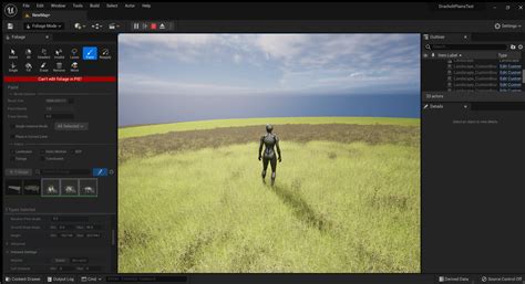 help why is some of my grass rendering in weird around me r unrealengine