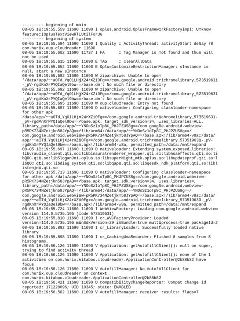 Logcat 1691239795435 Pdf Java Programming Language Software Engineering