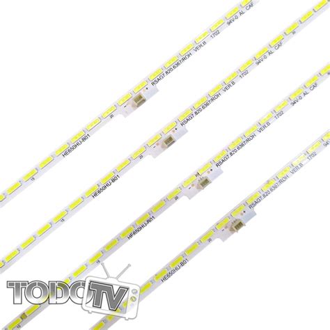 Kit Tiras De Led Noblex EA65X6500 Nuevas T24 Todo Tv