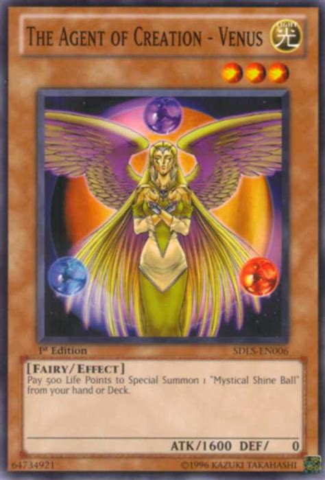 Sdls En006 The Agent Of Creation Venus Yu Gi Oh