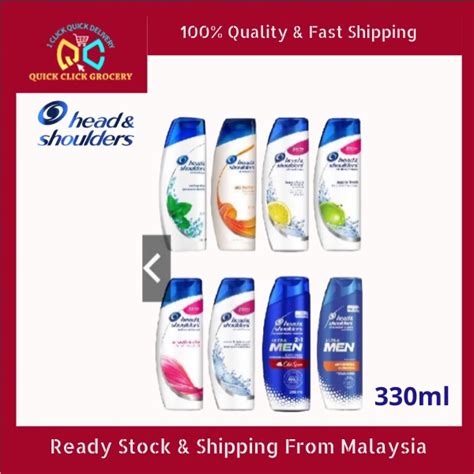 Head And Shoulders Anti Dandruff Hair Shampoo 330ml Shopee Malaysia
