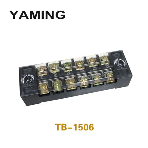 TB Terminal Block Terminals Plate V A Position Connection Dual Row Connect Screw
