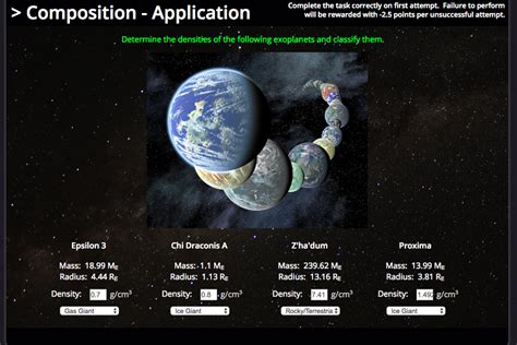 Determine The Densities Of The Following Exoplanets Chegg