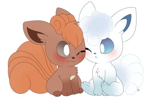 Vulpix And Alolan Vulpix By Cookie Kit On Deviantart