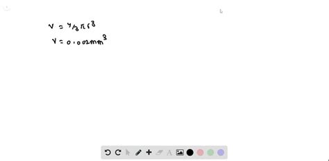 The Volume Of A Sphere Is Given By V 4 3 πr 3 Where V Is The Volume