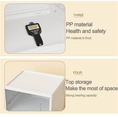 Factory Direct Folding Clamshell Storage Plastic Stackable Box Factory Direct Folding Clamshell Storage Plastic Stackable Box