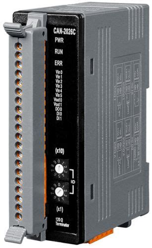 Купить Модуль ICP DAS CAN 2026C CR CANopen slave module with 6 channel AI 2 channel AO 1