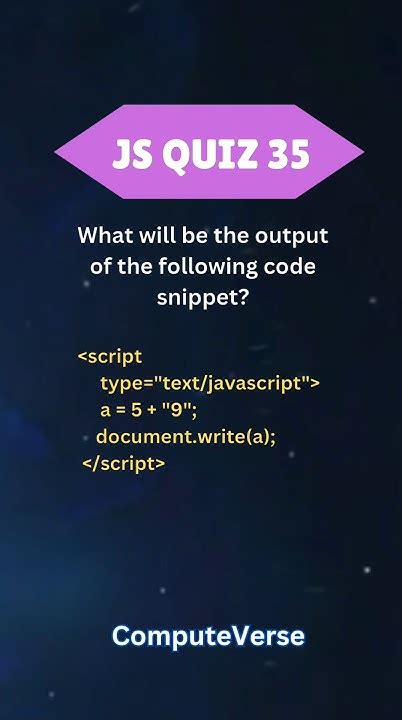 Javascript Quiz 35 String Concatenation With The Operator Javascript String