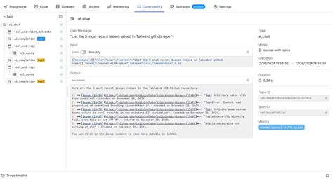 ai chat spice ai cloud documentation