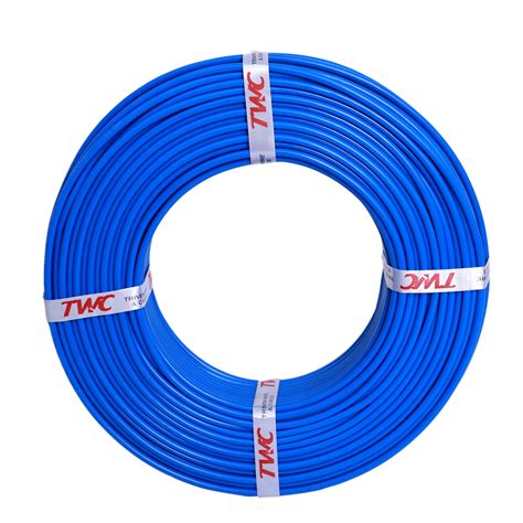 Buy TWC Single Core 0 75 Sqmm Blue Electrical Wire FR PVC Insulated 0