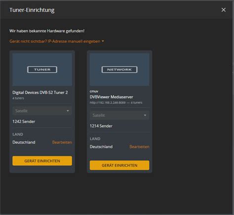 DVBSKy S952 DVBViewer Media Server Plex Einsteigerfragen