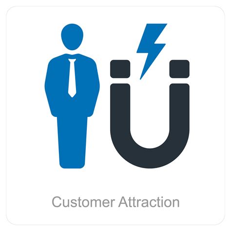 Customer Attraction And Attract Icon Concept 25903611 Vector Art At Vecteezy