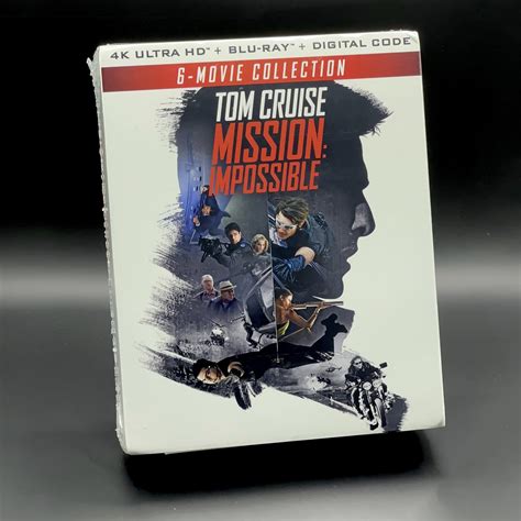 Missão Impossível Coleção 6 Filmes 4K UHD Blu ray Dublado Legendado