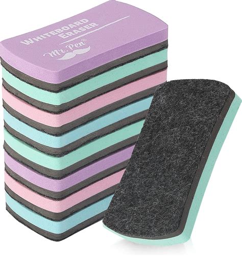 6 Pack Dry Erase Eraser Magnetic Whiteboard Dry Erase