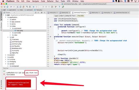 求助tp5命令行执行找不到redis 扩展怎么解决 Thinkphp框架