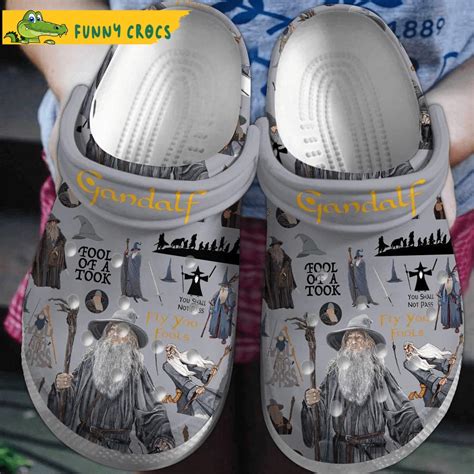 Gandalf The Lord Of The Rings Movie Crocs Clogs Discover Comfort And