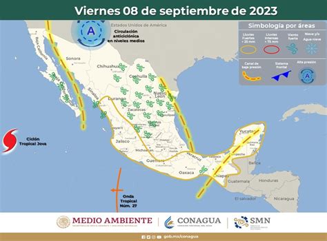 Clima Para Quintana Roo Viernes 8 De Septiembre Sol Quintana Roo