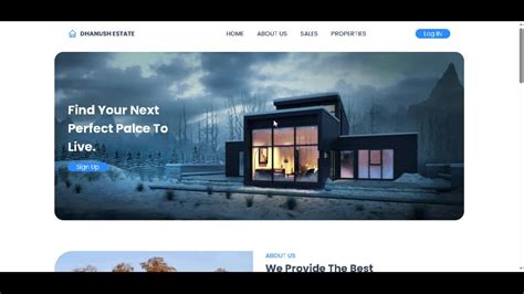 Ua Dhanush On Linkedin Here Is A Real Estate Website Were I Developed