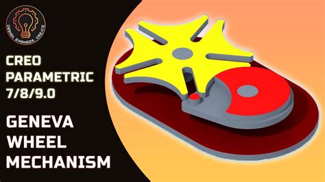 Geneva Wheel Mechanism Creo Parametric 9 0 Assembly Tutorial Techno