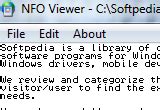 NFO Viewer Download Enables You To View And Edit NFO Files