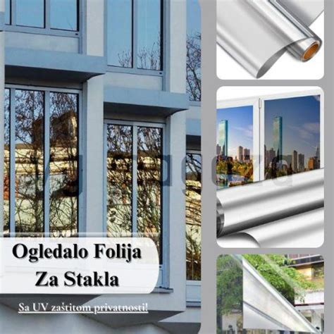 Samolepljive Ogledalo Folije Za Prozore Sa Uv Zaštitom