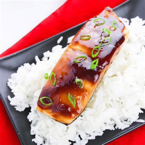 Baked Teriyaki Glazed Salmon