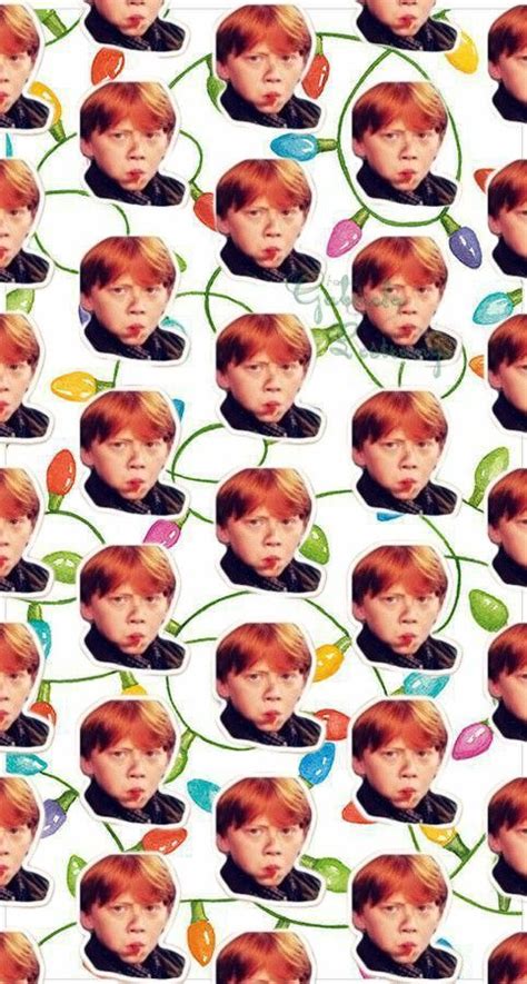 Fondo wallpaper Ron Weasley navideño hecho por mí