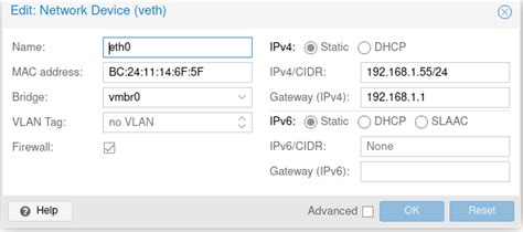 How Can I Access The Internet From A Proxmox Container On Virtualbox