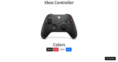 Product Color Selector Codesandbox