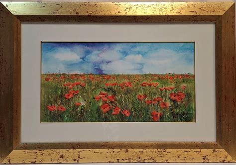 Makovi 01 Politeo Goranka Akvarel Prodaja Umjetnina I Slika Cijena Galerija Alan