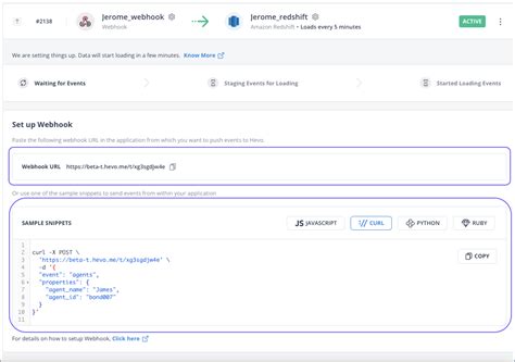Creating A Webhook Pipeline Hevo Data